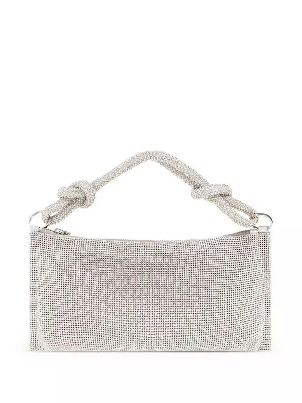 Cult Gaia Hera Nano Knotted Rhinestone Tote Bag