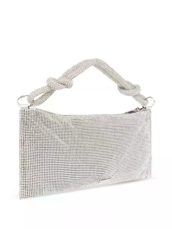 Cult Gaia Hera Nano Knotted Rhinestone Tote Bag