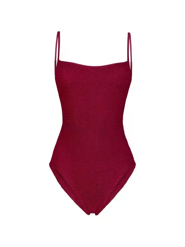 PARAMIDONNA Marisia Smocked Swimsuit - Red