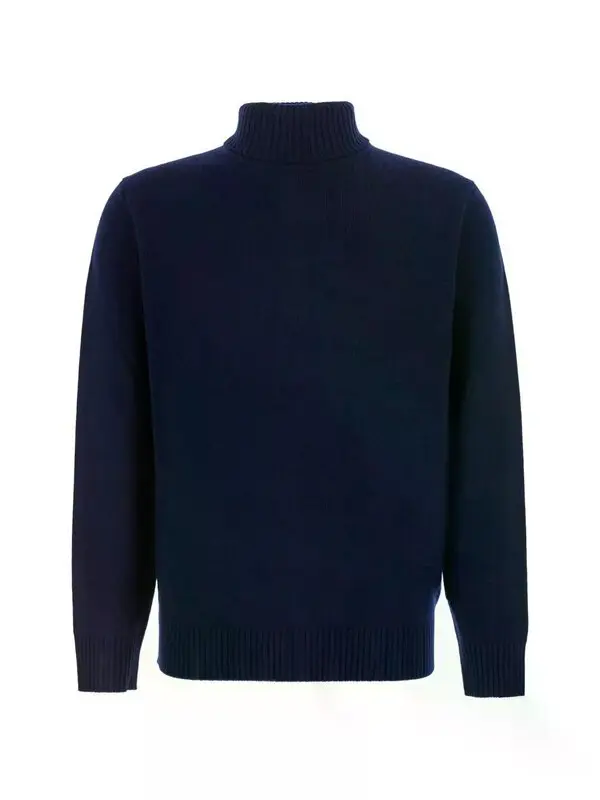 KANGRA Roll-neck Ribbed-trim Sweater