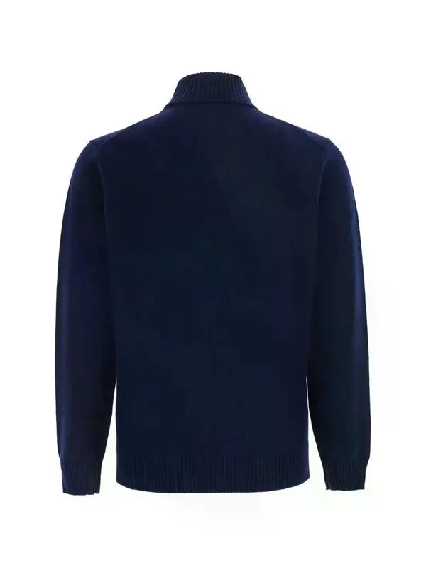 KANGRA Roll-neck Ribbed-trim Sweater