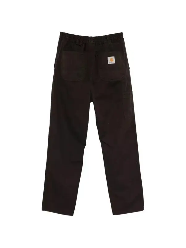 Carhartt Work In Progress Tobacco Elasticated Waistband Logo Patch Trousers