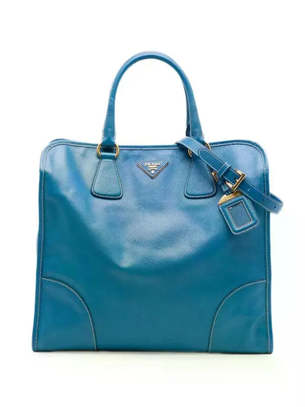 Prada Saffiano Lux Shopping Tote Satchel