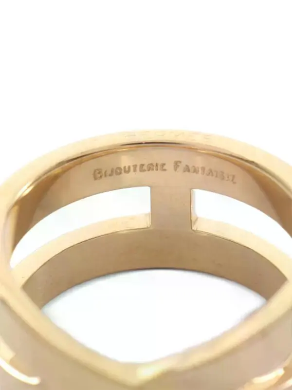 Hermès Tone Polished Ring - Gold