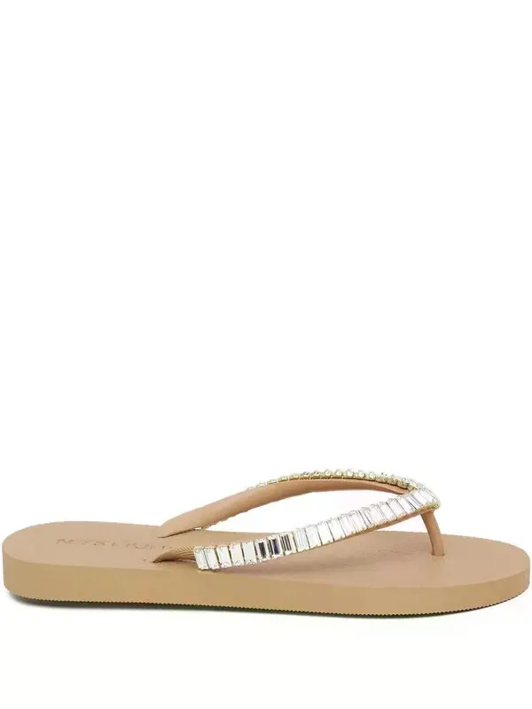 Mystique Crystal Embellished Flip Flops