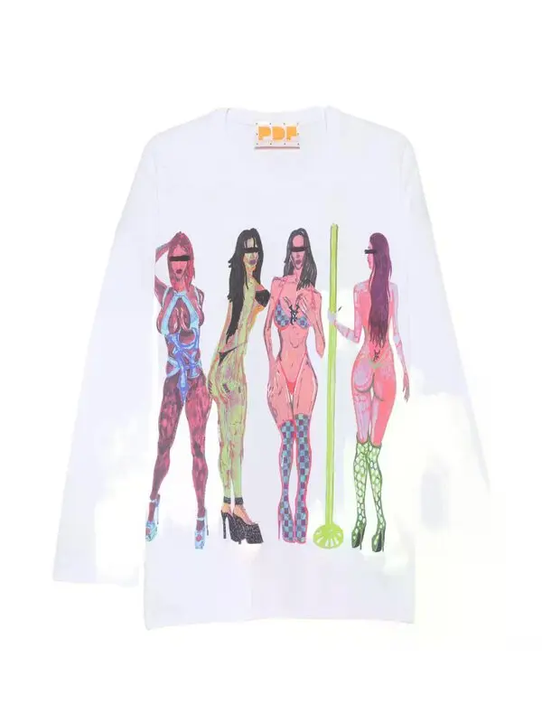 PDF Graphic-print Long-sleeve T-shirt