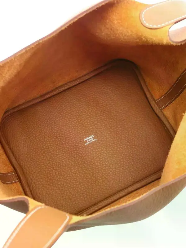 Hermès Clemence Picotin Lock 22 Handbag - Brown