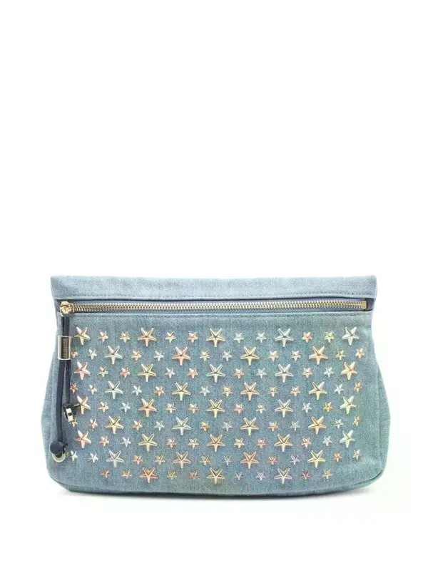JIMMY CHOO Zena Star-stud Clutch Bag