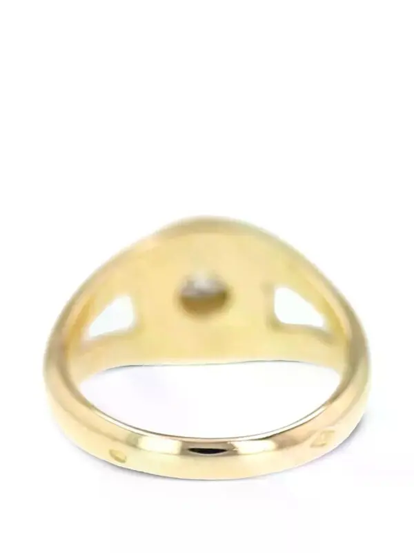 Cartier 1980s 18k Yellow Diamond Ring