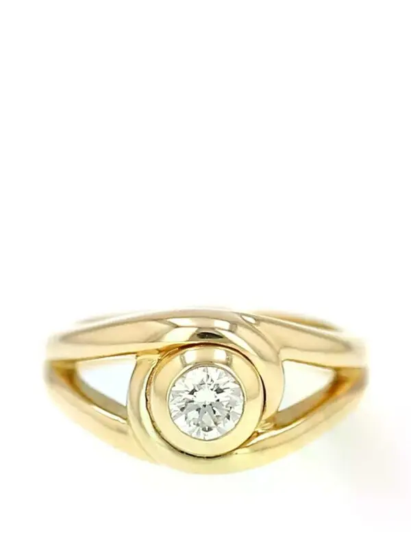 Cartier 1980s 18k Yellow Diamond Ring - Gold
