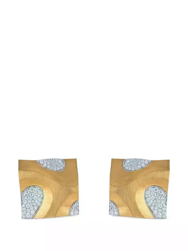 ARUNASHI 18k Yellow Diamond Earrings - Gold