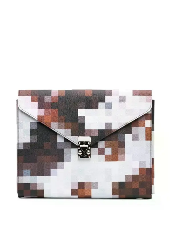 LOUIS VUITTON 2024 Damier Cowmooflage Mark Folder Clutch Bag
