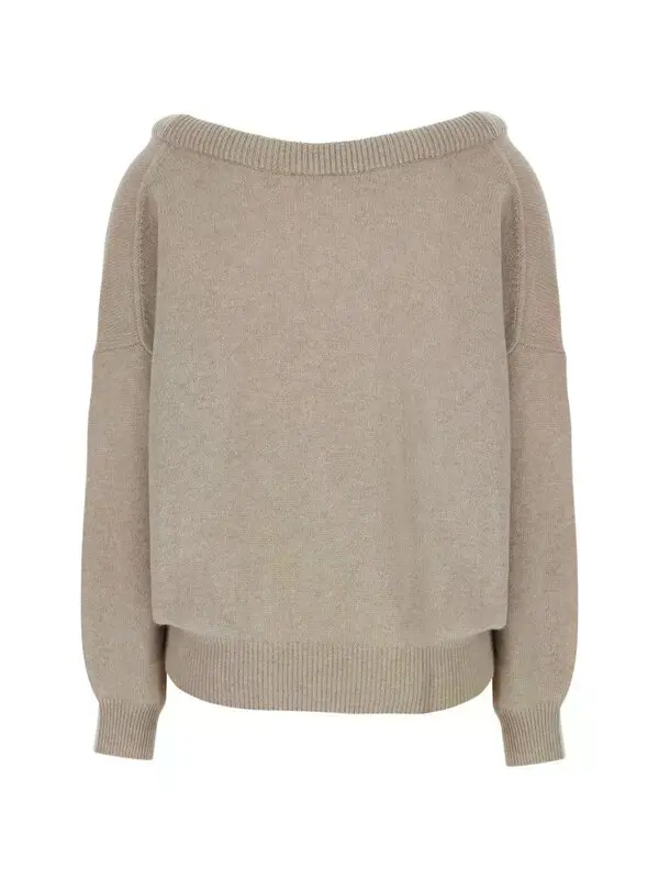 LISA YANG Doria Off-shoulder Sweater