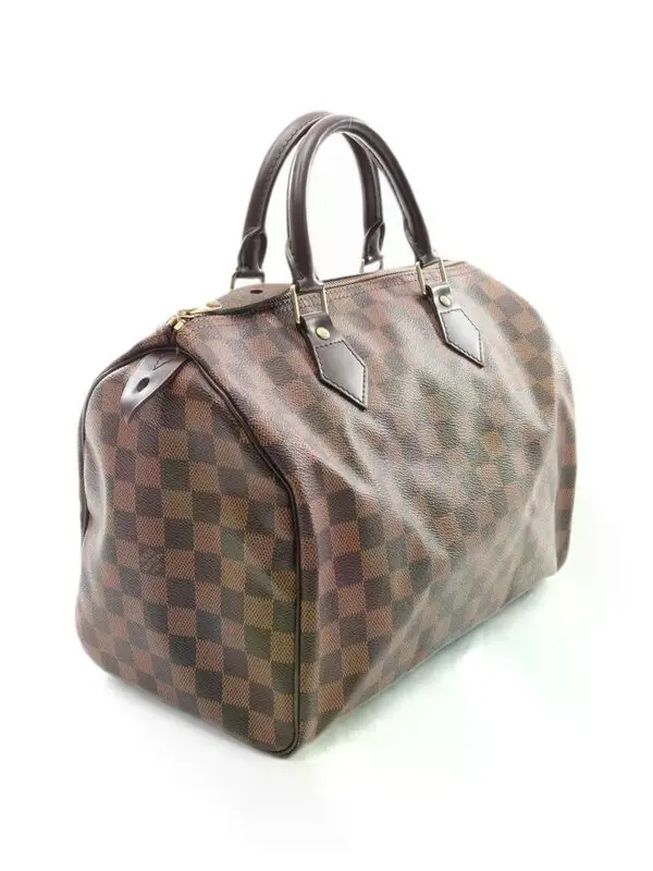 LOUIS VUITTON 2013 Damier Ebene Speedy Handbag - Brown