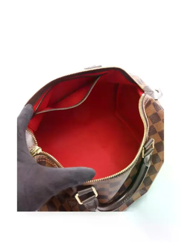 LOUIS VUITTON 2013 Damier Ebene Speedy Handbag - Brown