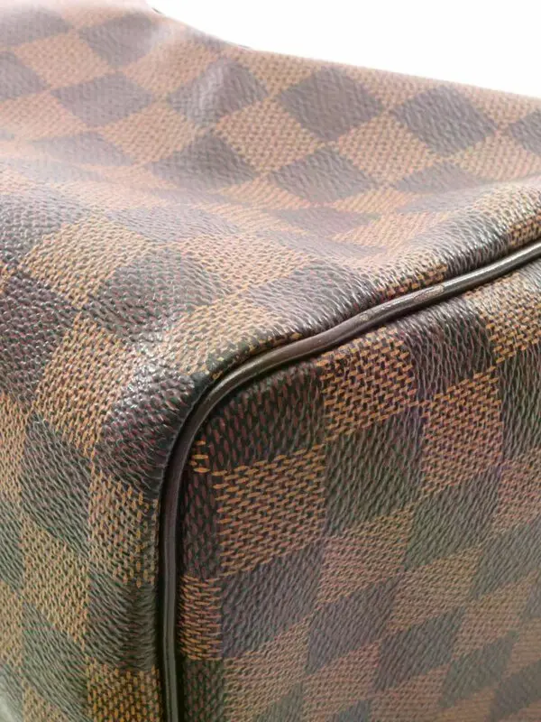 LOUIS VUITTON Damier Ebene Speedy Handbag - Brown