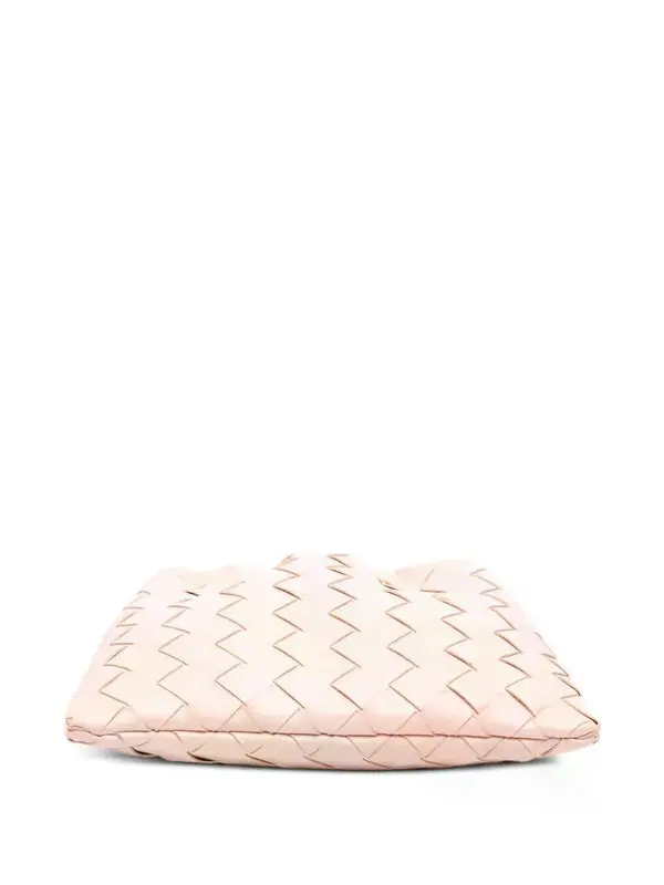 Bottega Veneta Small Nappa Intrecciato Drawstring Crossbody Bag - Pink