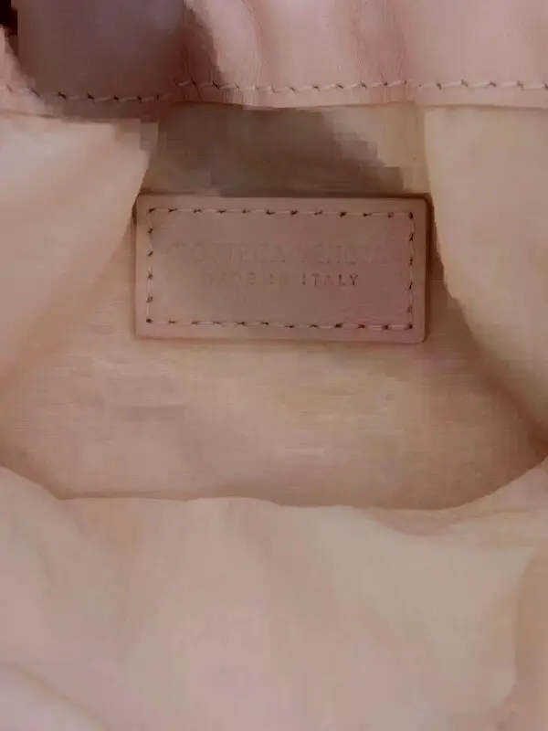 Bottega Veneta Small Nappa Intrecciato Drawstring Crossbody Bag - Pink
