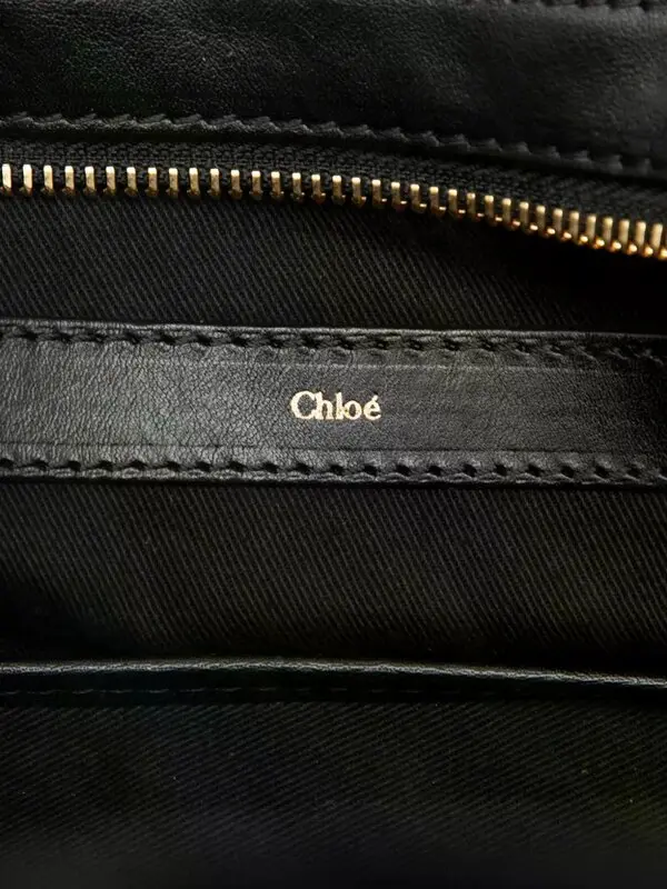 Chloé Small Bicolor Leather Alice Satchel