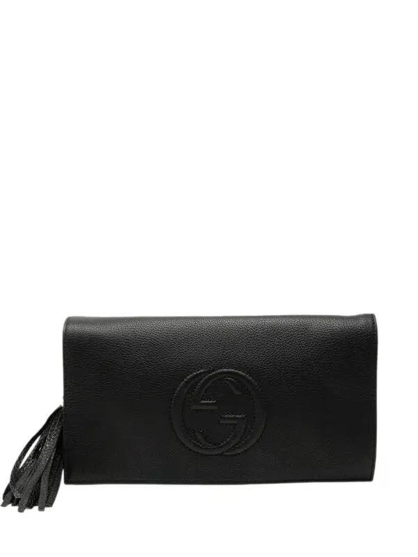 Gucci 2000-2015 Leather Soho Disco Clutch Bag