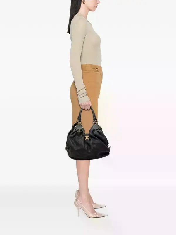 LOUIS VUITTON 2011 Monogram Mahina L Hobo Bag