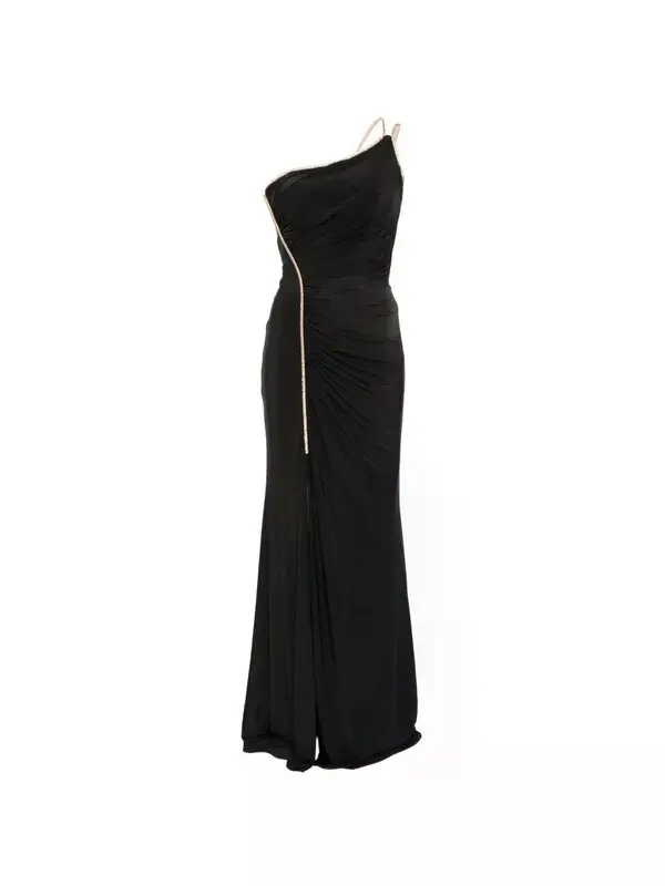FOREVER UNIQUE Isla Crystal-embellished Maxi Dress