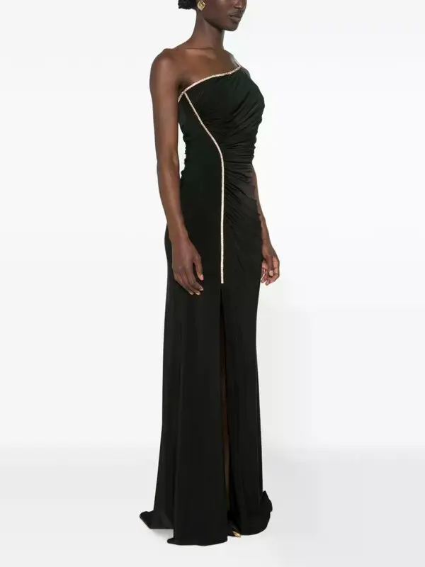 FOREVER UNIQUE Isla Crystal-embellished Maxi Dress