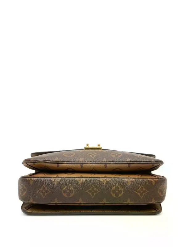 LOUIS VUITTON Monogram Reverse Pochette Metis Satchel - Brown