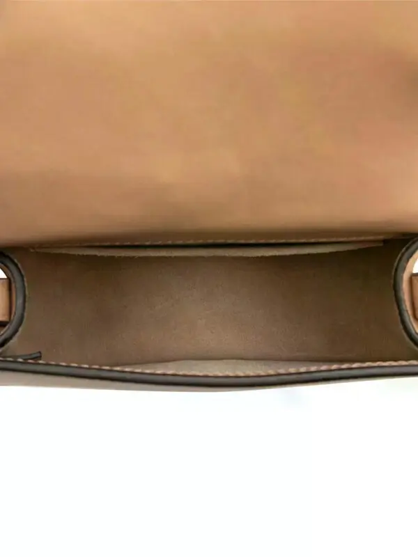 Chloé Nile Leather Satchel With Hoop Handle - Neutrals