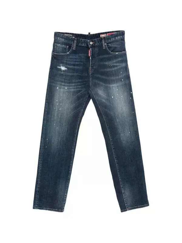 Dsquared2 Paint-splatter Distressed Jeans