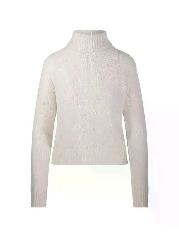 BEYOU Ribbed Knit Turtleneck Sweater