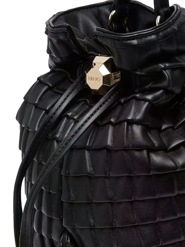 Liu Jo Large Drawstring-detail Tote Bag - Black