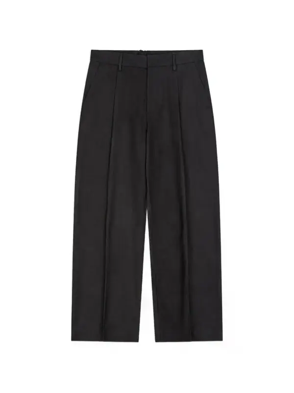 LANEUS Belt-loop Pleated Trousers