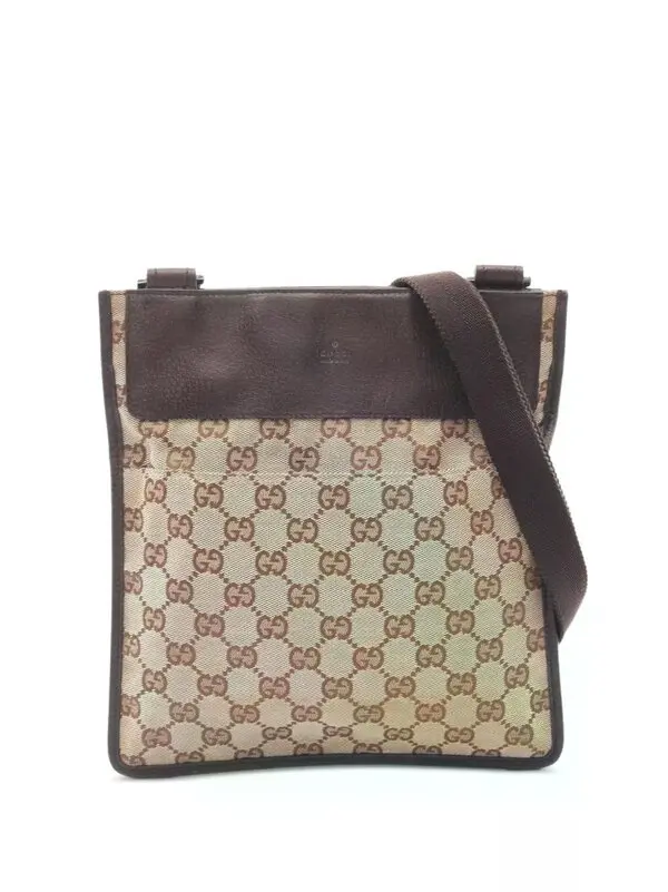 Gucci 2000s Gg Canvas Shoulder Bag