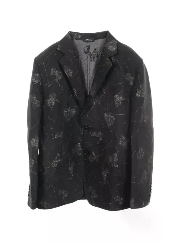 Hermès 2010s Playing Cards Single-breasted Blazer