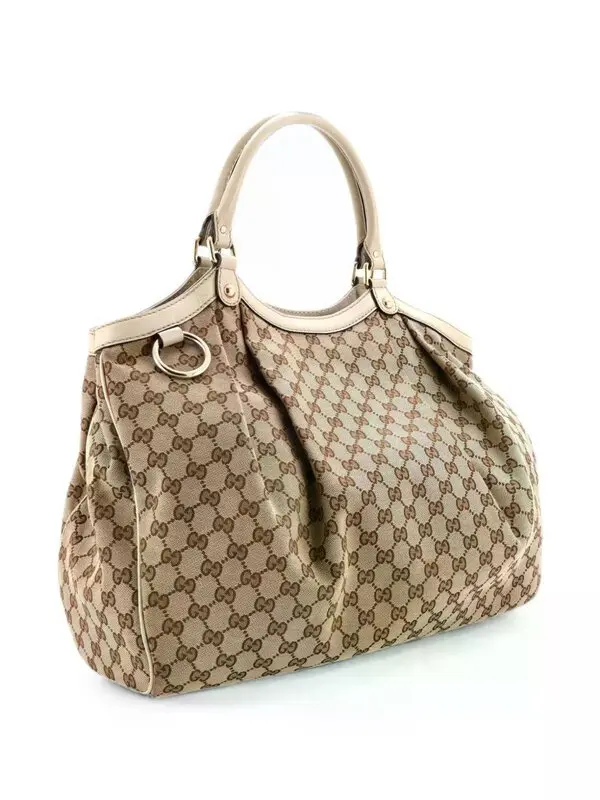 Gucci Sukey Gg Canvas Large Tote Bag