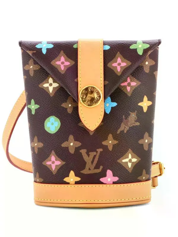 LOUIS VUITTON Envelope Pouch Tyler The Creator Monogram Craggy Canvas Crossbody Bag - Brown