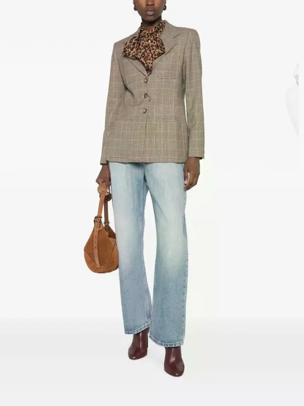 Etro Check-pattern Wool Blazer