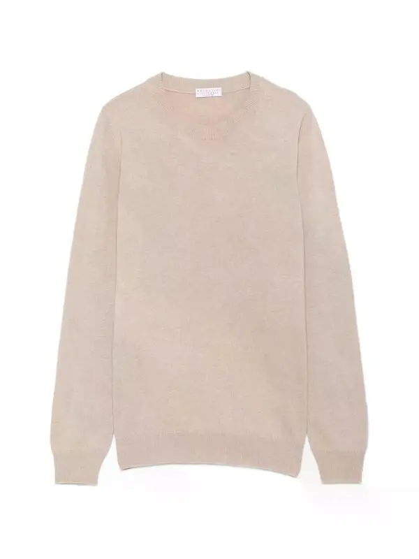 Brunello Cucinelli Crew Neck Long Sleeve Sweater
