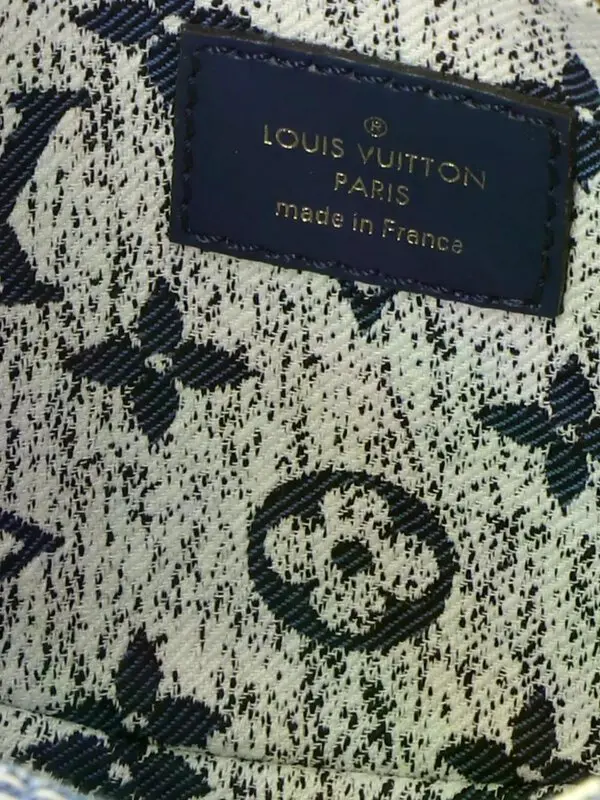 LOUIS VUITTON Loop Handbag Monogram Jacquard Denim Hobo Bag