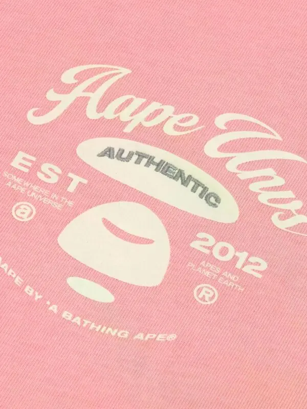 AAPE BY *A BATHING APE Aapeunvs Logo-print Heart-motif T-shirt