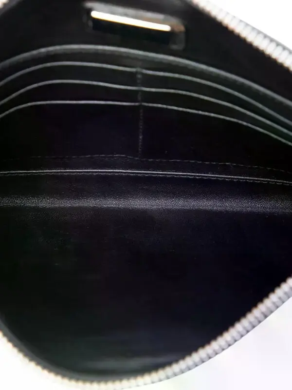 Prada Saffiano Leather Wristlet Clutch Bag
