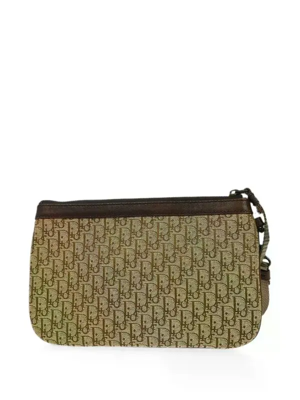 Dior 2001 Trotter Buckle Clutch Bag - Neutrals
