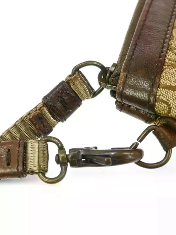 Dior 2001 Trotter Buckle Clutch Bag