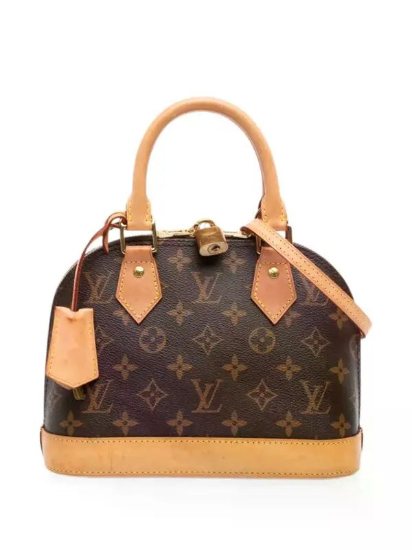 LOUIS VUITTON 2021-2026 Monogram Alma Bb Satchel