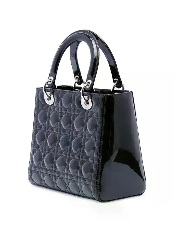 Dior Patent Cannage Lady Satchel