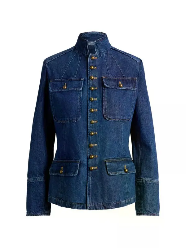 Polo Ralph Lauren Denim Utility Jacket With High Neck