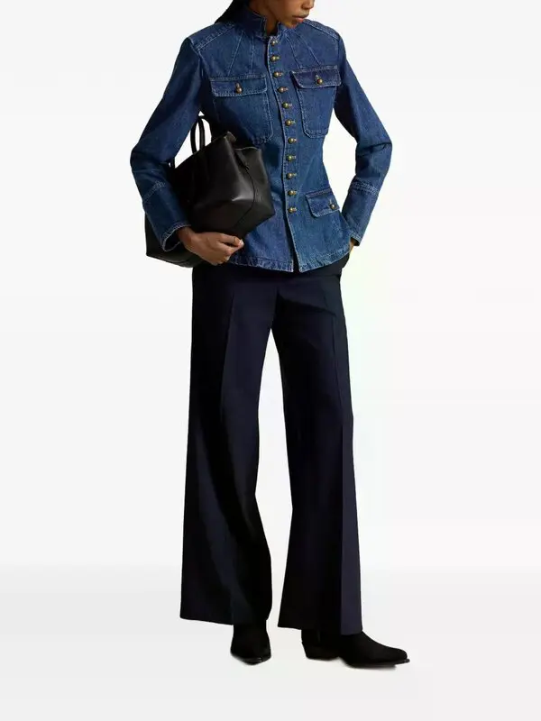 Polo Ralph Lauren Denim Utility Jacket With High Neck