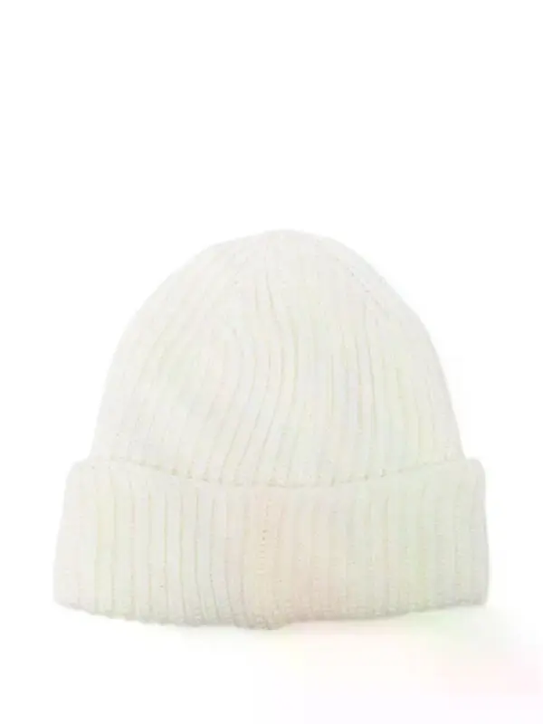 C.P. COMPANY Goggle-detail Ribbed-knit Beanie Hat
