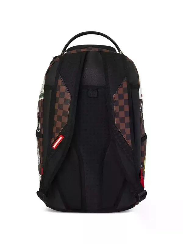 SPRAYGROUND Check-pattern Mickey Mouse-print Backpack